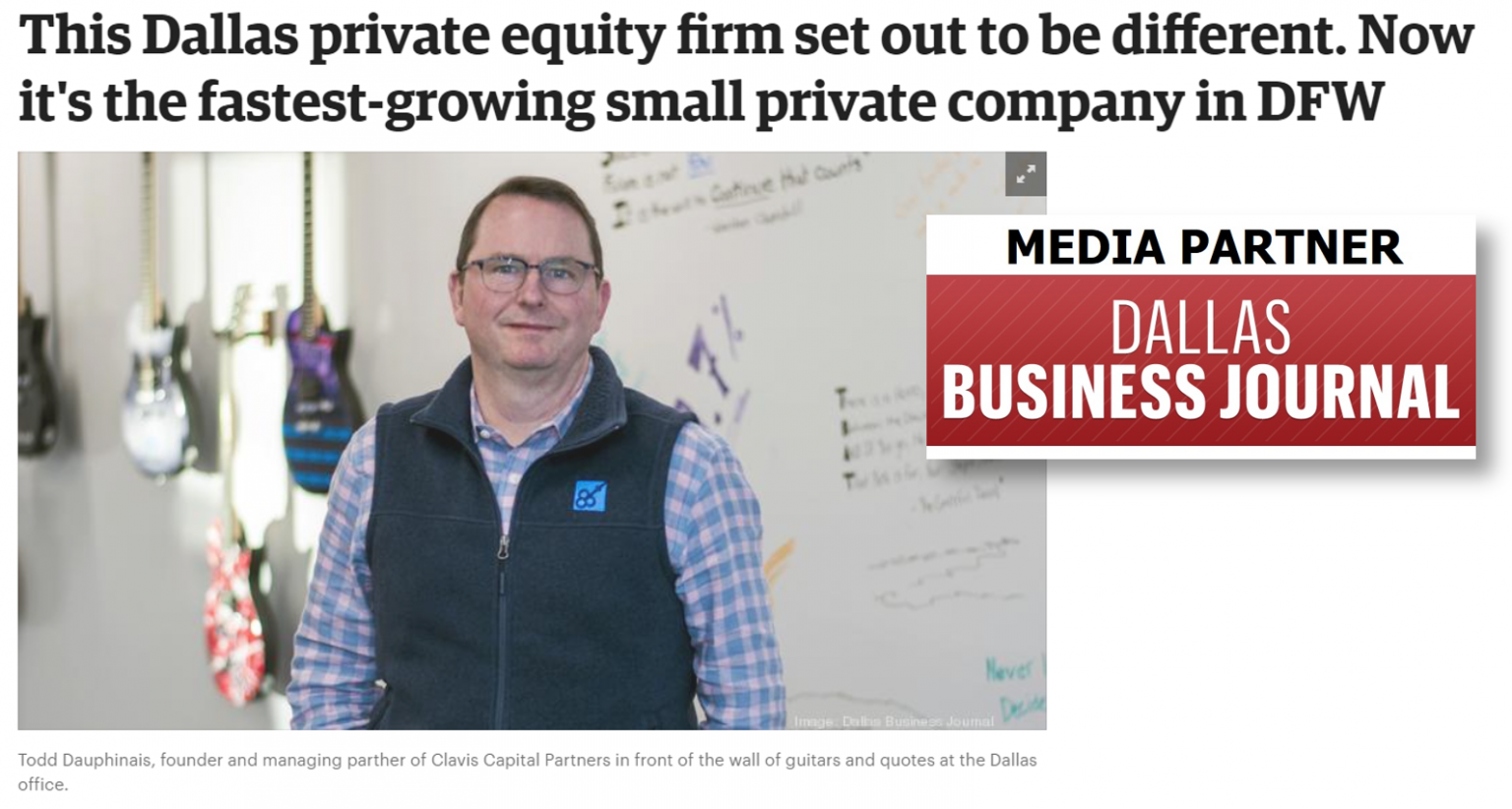 Clavis Capital Partners: Fastest-growing small private company in DFW ...